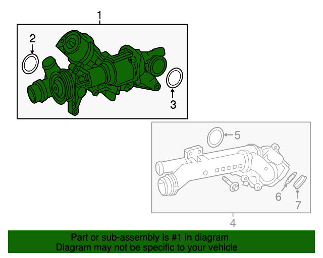 274-200-10-00 - Water Pump 2016-2023 Mercedes-Benz Metris | Mercedes ...