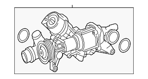 274-200-10-00 - Water Pump 2016-2023 Mercedes-Benz Metris | Mercedes ...