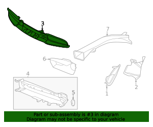 9J1-807-683-A-OK1 - Outer Grille 2020-2023 Porsche Taycan ...