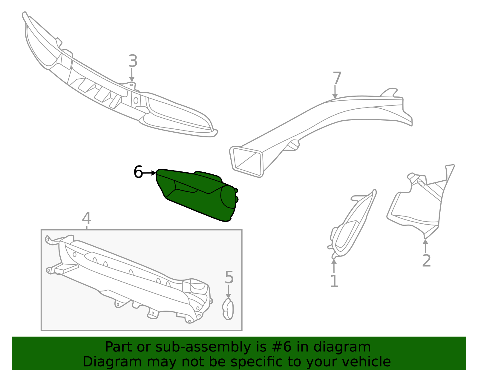 2020-2024 Porsche Taycan Air Inlet Duct 9J1-121-706-A-OK1 | OEM Parts ...