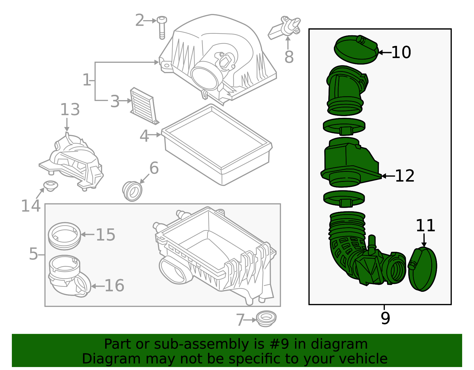 42366186 - Air Cleaner Outlet Duct 2016-2019 Buick Encore | Gateway ...