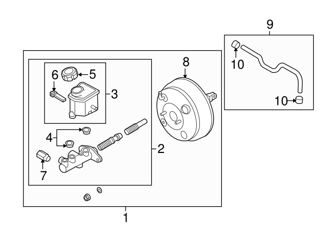 58775-3K000 - Brake Proportioning Valve 2009-2010 Kia Optima | Kia ...