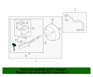 58775-3K000 - Brake Proportioning Valve 2009-2010 Kia Optima | Kia ...