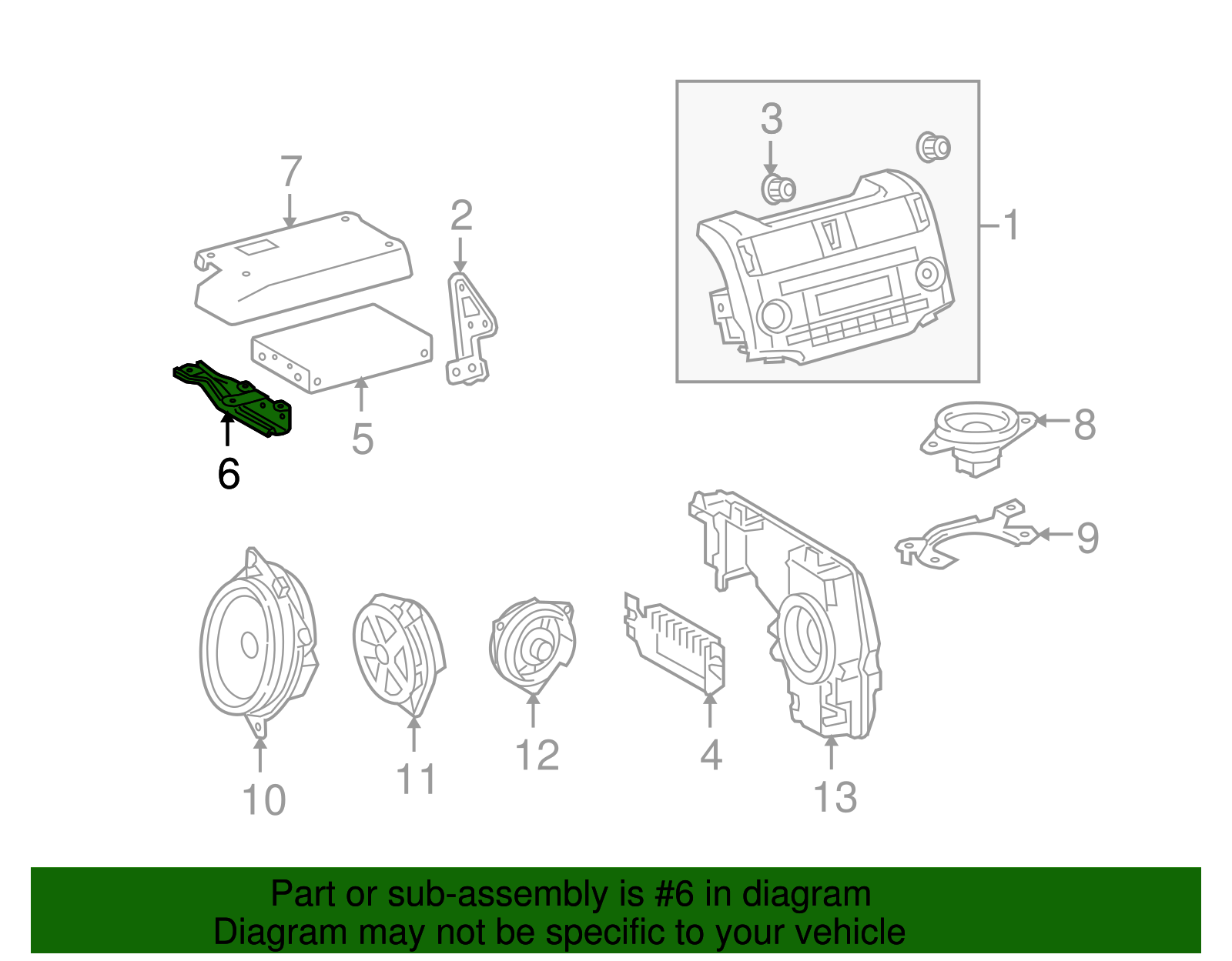 2010-2013 Toyota 4Runner Tuner Bracket 86215-35050 | Retail Performance ...