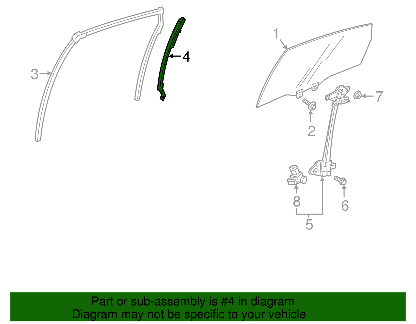 72771-TVA-A11 - Sash Channel 2018-2025 Honda Accord | Honda Parts Online
