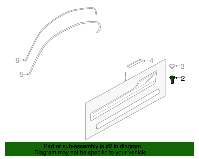 7147122912 - 2006-2019 BMW Rocker Panel Molding Grommet (07-14-7-122 ...