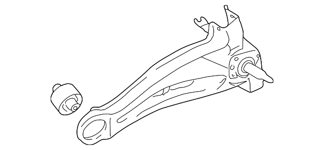 2002-2007 Mitsubishi Lancer Trailing Arm MR519134 | Mitsubishi Parts ...