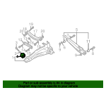 2002-2007 Mitsubishi Trailing Arm Bushing 4120a001 | Mitsubishi Parts ...