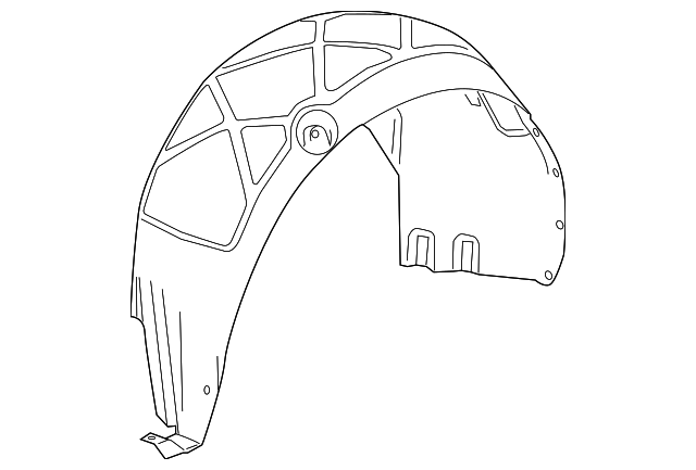 2013-2016 Chevrolet Passenger Side Rear Wheelhouse Liner 22885774 GM ...