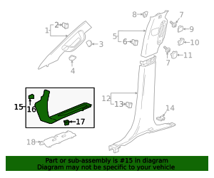 84874311 - Front Passenger Side Door Sill Garnish Molding 2019-2023 ...