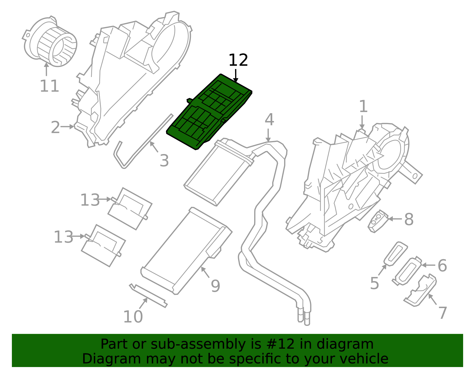 72162XC01A - Shutter | Subaru Parts HQ