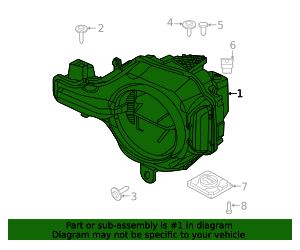 Lamp Assembly M2DZ-13008-E | QuirkParts