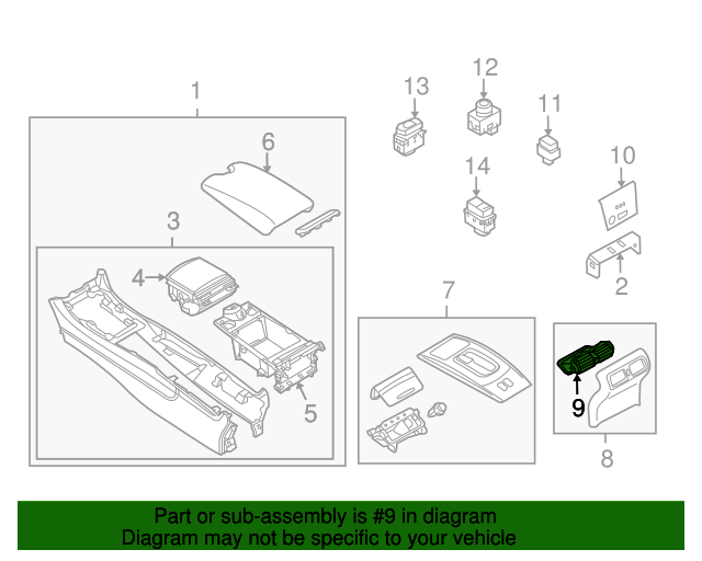 68794-1BA0B - Console Air Vent 2008-2017 Infiniti | AutoNationParts.com