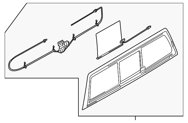 2015-2020 Ford F-150 Back Glass FL3Z-1542006-J | QuirkParts