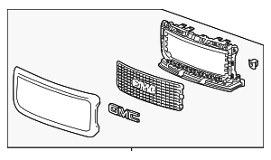 2017-2020 GMC Canyon Chrome Front Grille 84733974 GM | GMPartsDirect.com