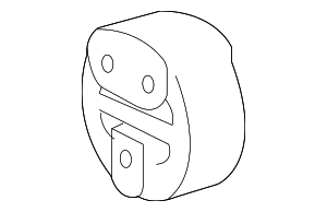 Genuine Toyota Exhaust System Hanger part# 17565-0A180 for 2004-2020 ...