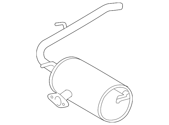 2011-2016 Toyota Sienna Muffler & Tail Pipe 17430-0P260 | Toyota Parts ...