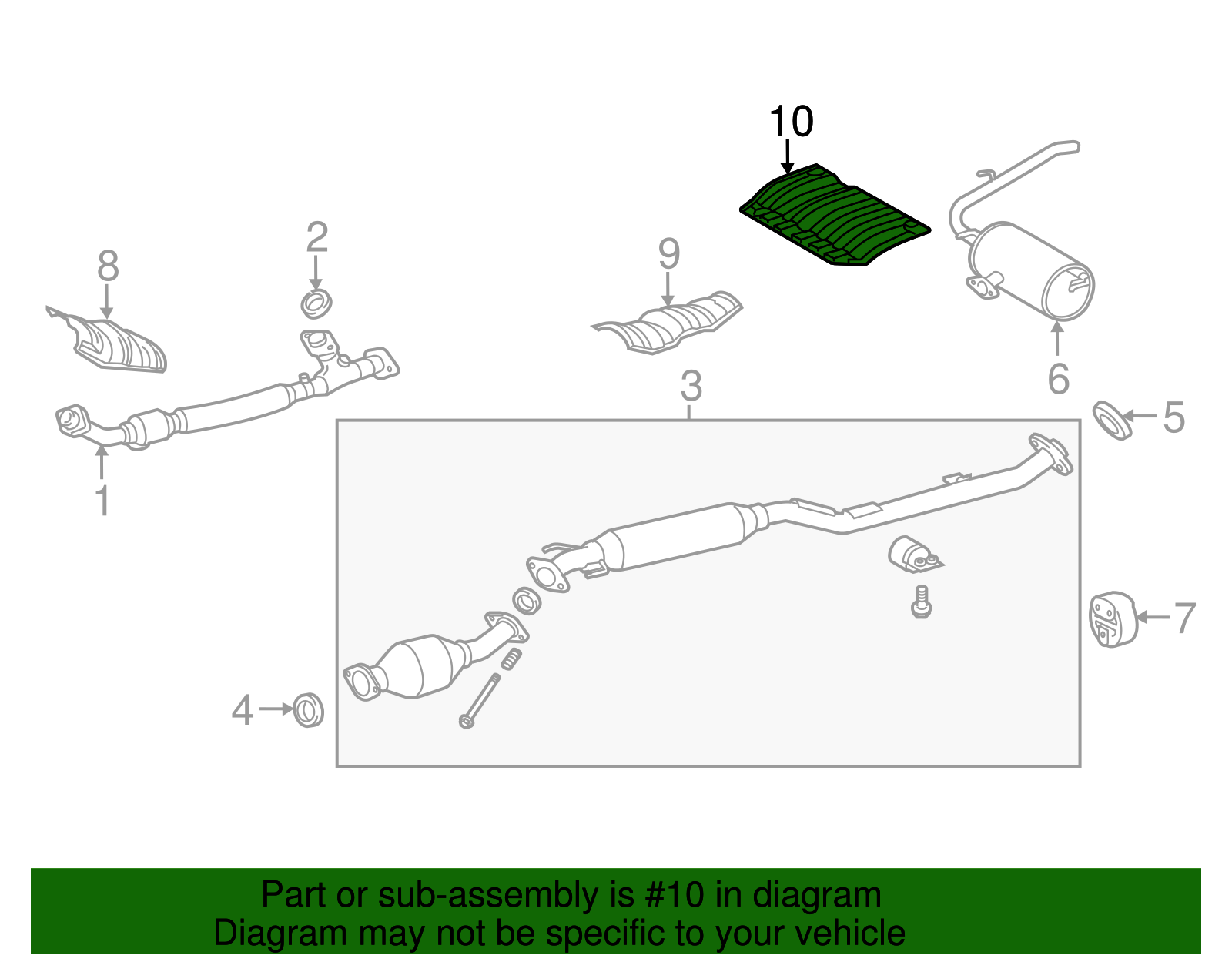 Genuine Toyota Rear Shield part# 58327-08020 for 2004-2020 Toyota ...