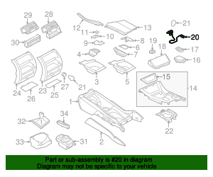 61349136468 - 2011-2020 BMW Power Outlet (61-34-9-136-468) | BMW of ...