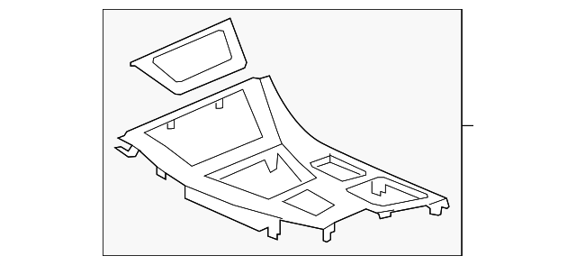 51169206856 - 2011-2016 BMW Shift Panel (51-16-9-206-856) | BMW of ...