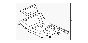 51169206856 - 2011-2016 BMW Shift Panel (51-16-9-206-856) | BMW of ...