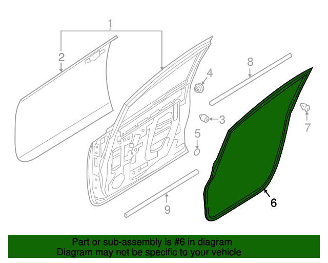 80831-3NF0B - Door Weather-Strip 2013-2024 Nissan LEAF | Nissan Parts ...