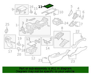 83419-TJB-A01 - Mat 2019-2021 Acura RDX | AutoNationParts.com
