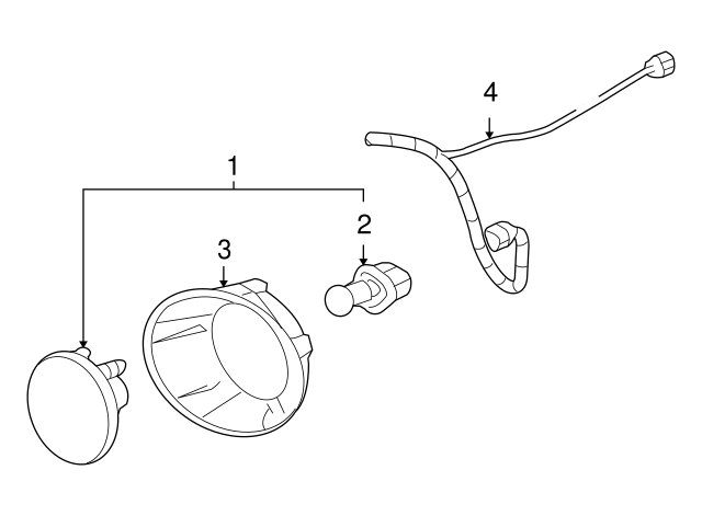 92243262 - Front Fog Lamp Wiring Harness 2010-2013 Chevrolet Camaro ...