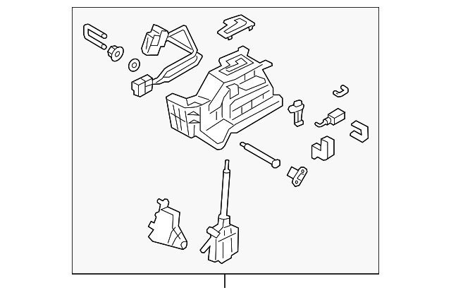 Genuine Gear Shift Assembly for 2013-2017 Hyundai Elantra GT | Part ...