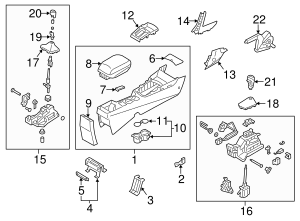 2014-2017 Hyundai Elantra GT Upper Cover 84650-A5061-RDR | HyundaiParts ...