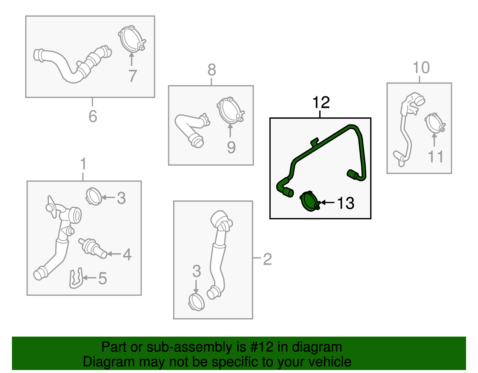 9A7-122-073-20 - High-Quality Water Hose for 2017-2023 Porsche Panamera ...