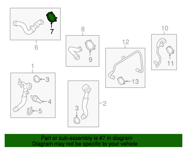 2017-2023 Porsche Panamera Coolant Hose Clamp 9A7-121-530-00 | Sunset ...