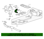 2018-2021 GM Engine Oil Pump Flow Control Valve Heat Shield 12627131 GM ...