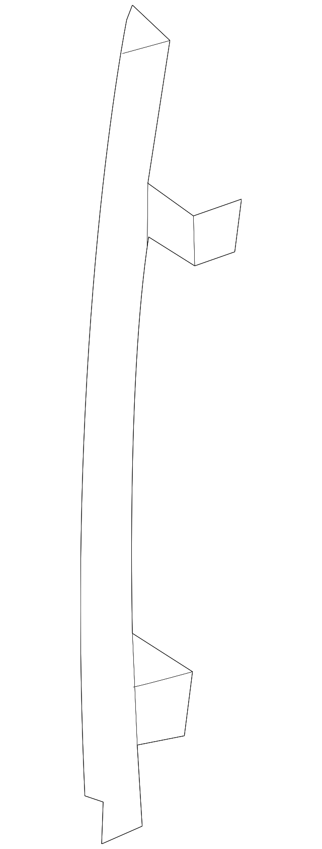 1997-2008 GM Driver Side Front Door Window Front Channel 10233404 ...