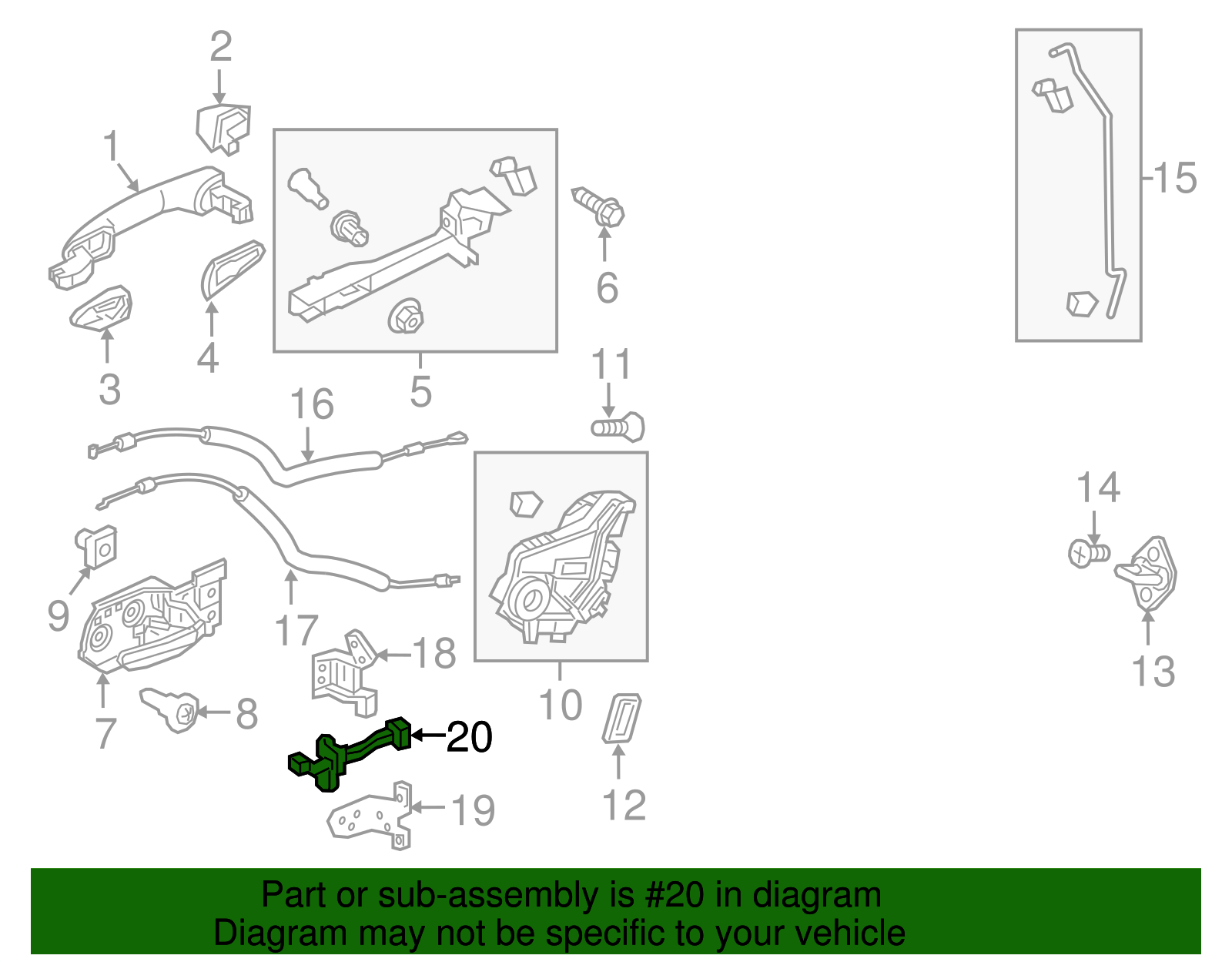 72840-TG7-A02 - Door Check 2016-2025 Honda | Honda Parts Online