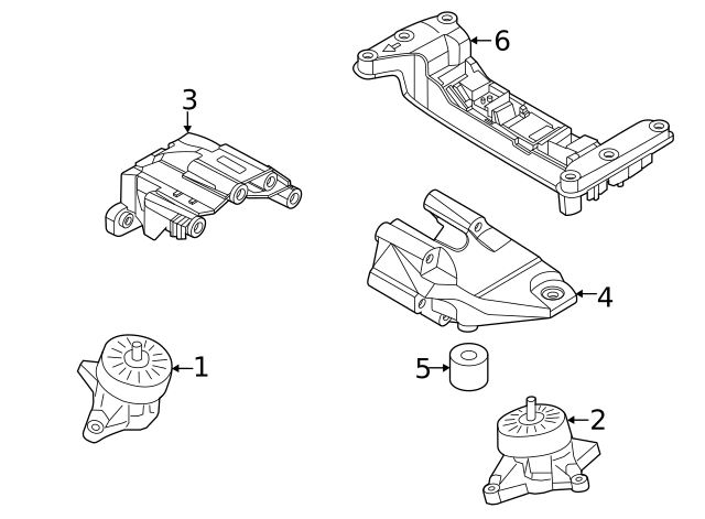 Genuine Bracket Assembly Engine Mtg Right-hand for 2021-2024 Genesis ...