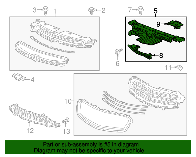 94560620 - OEM GM Upper Support | GMPartsCenter.net | GM Parts Center