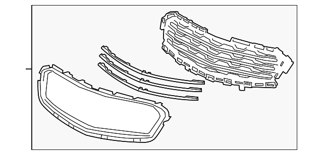 2015-2016 Chevrolet Front Grille 95405770 GM | GMPartsDirect.com