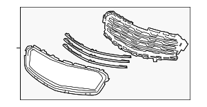2015-2016 Chevrolet Front Grille 95405770 GM | GMPartsDirect.com