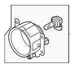 2010-2015 Mitsubishi Fog Lamp Assembly 8321A467 | Auto Parts