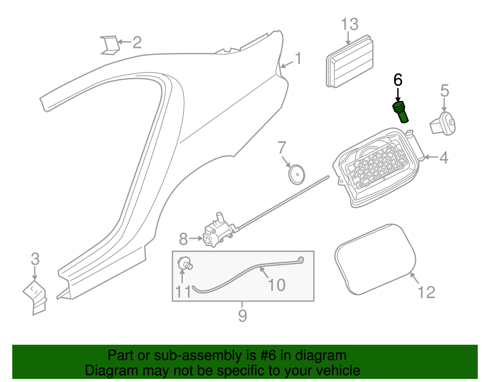 51177044256 - 2004-2017 BMW Fuel Pocket Plug (51-17-7-044-256) | BMW of ...