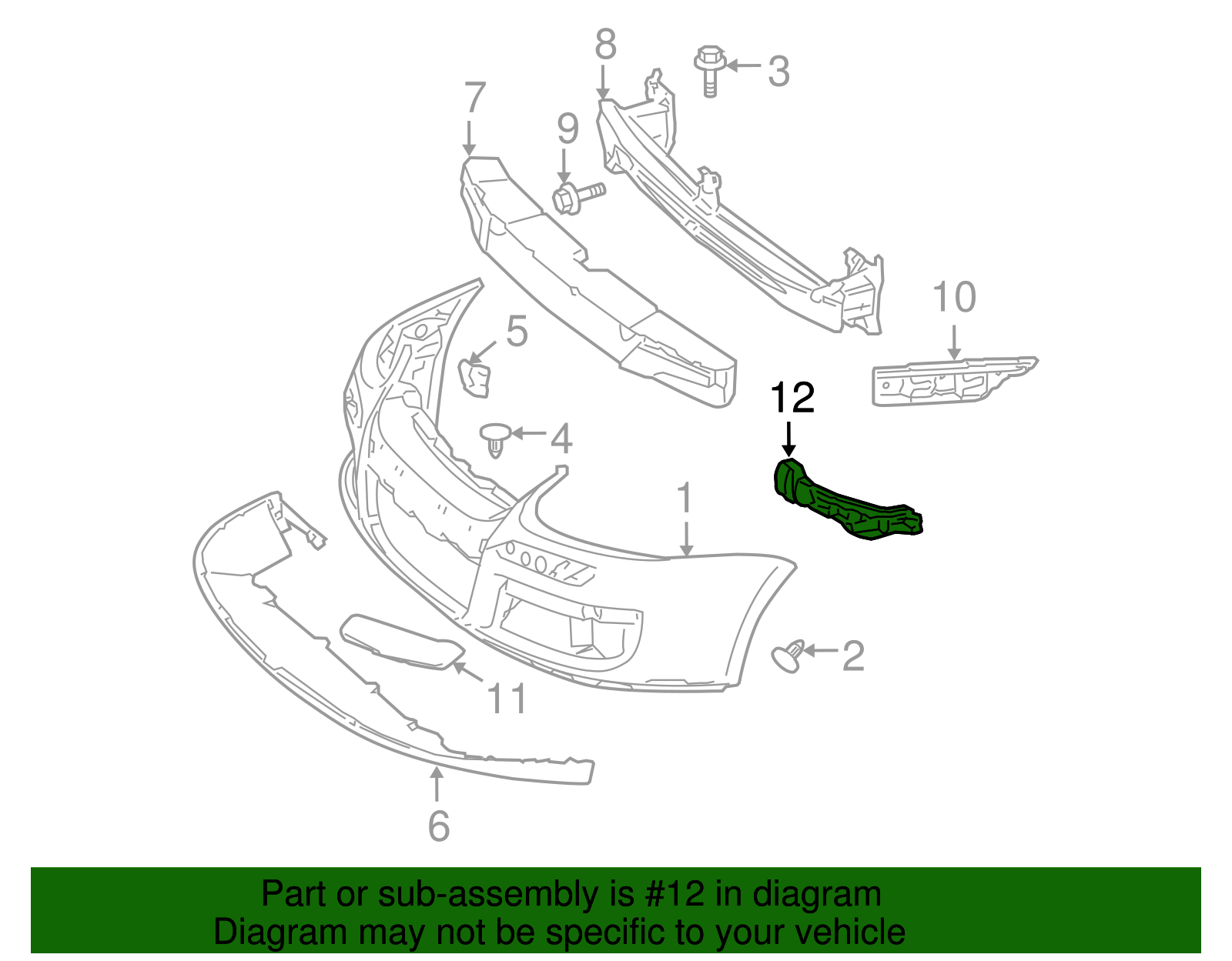 2005-2010 Volkswagen Upper Retainer 1K0-807-890-B | OEM Parts Online