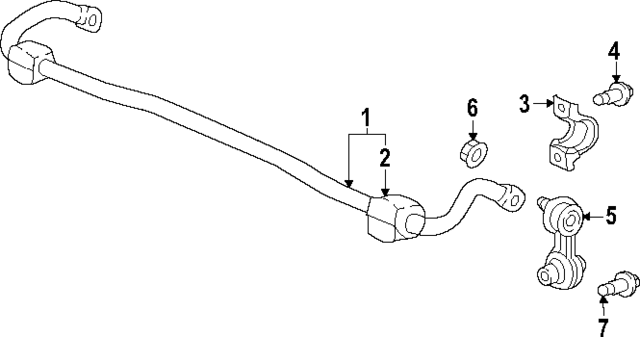 52308-3A1-A00 - Stabilizer Bar Bracket 2023-2024 Honda CR-V | Honda ...