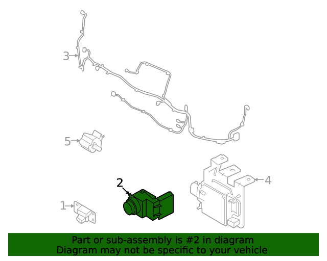 99310-S1900-S3B - Park Sensor 2022-2024 Hyundai Tucson ...