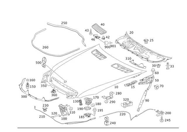 221-880-01-05 - Cover 1954-2025 Mercedes-Benz | Mercedes-Benz USA Parts