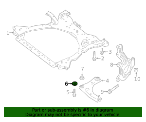 54376-5RB1A - Lower Control Arm Washer 2018-2023 Nissan | Group 1 Auto ...