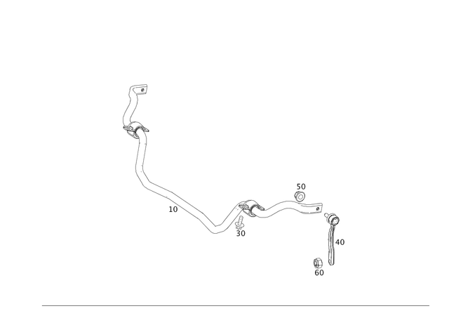 231-320-10-89 - Torsion Bar Linkage 2013-2020 Mercedes-Benz | Mercedes ...