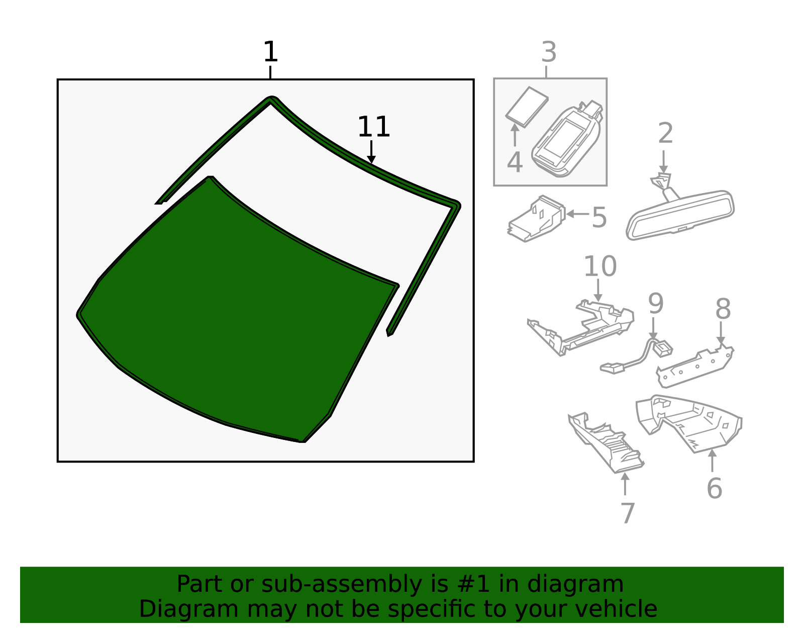 2024 Mazda 3 Windshield BHVK-63-900 | TascaParts.com