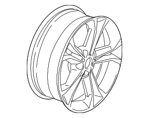 2018-2021 BMW X3 Wheel, Alloy 36116876918 | OEM Parts Online