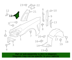 971-809-963 - Air Duct 2017-2022 Porsche Panamera | Delaware Porsche Parts